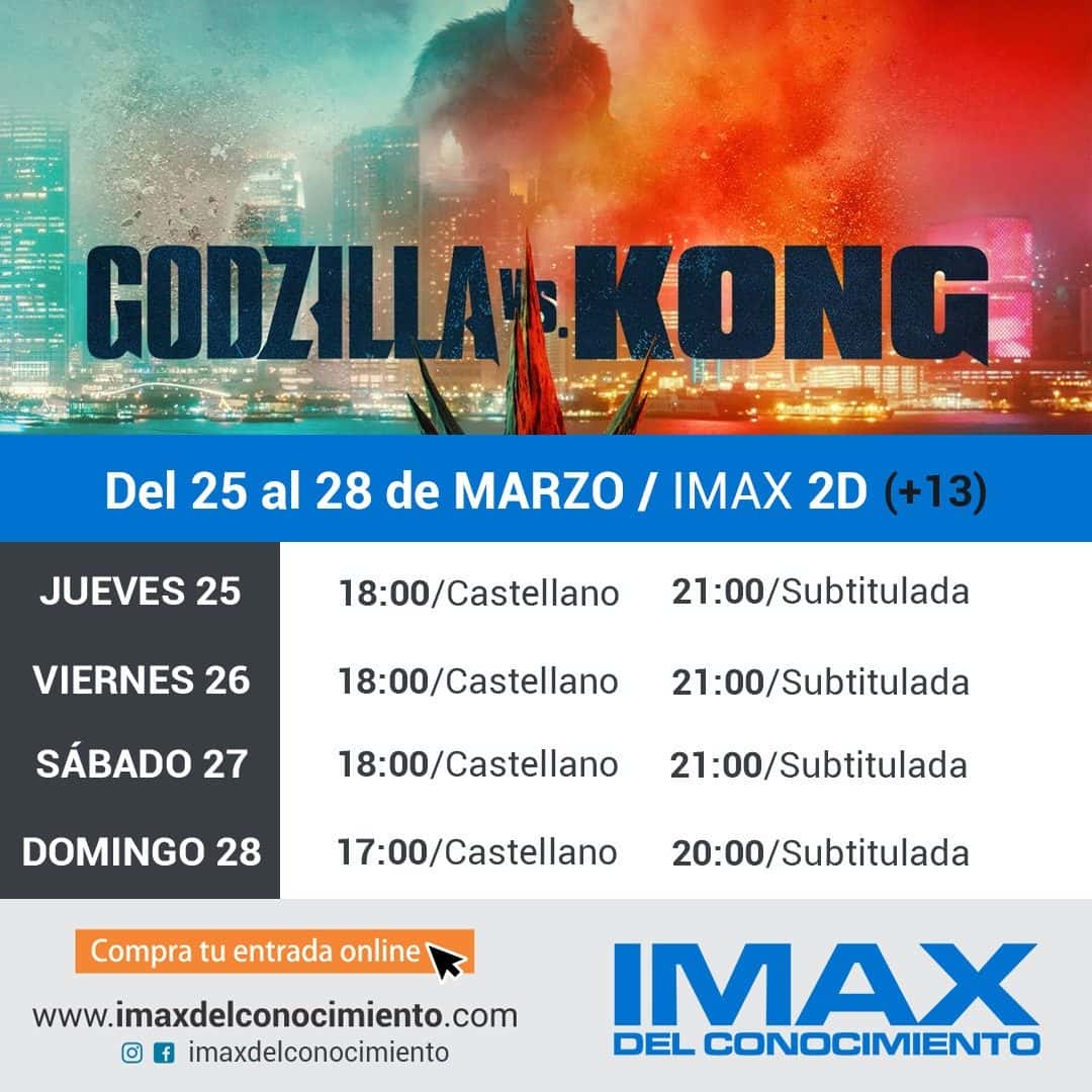 Prisma | Godzilla vd. Kong llega al IMAX